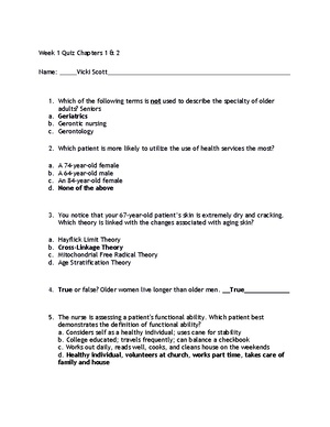 Gerontology Case Red Yoder Part1 GRQ - Sherman “Red” Yoder, Part 1 ...