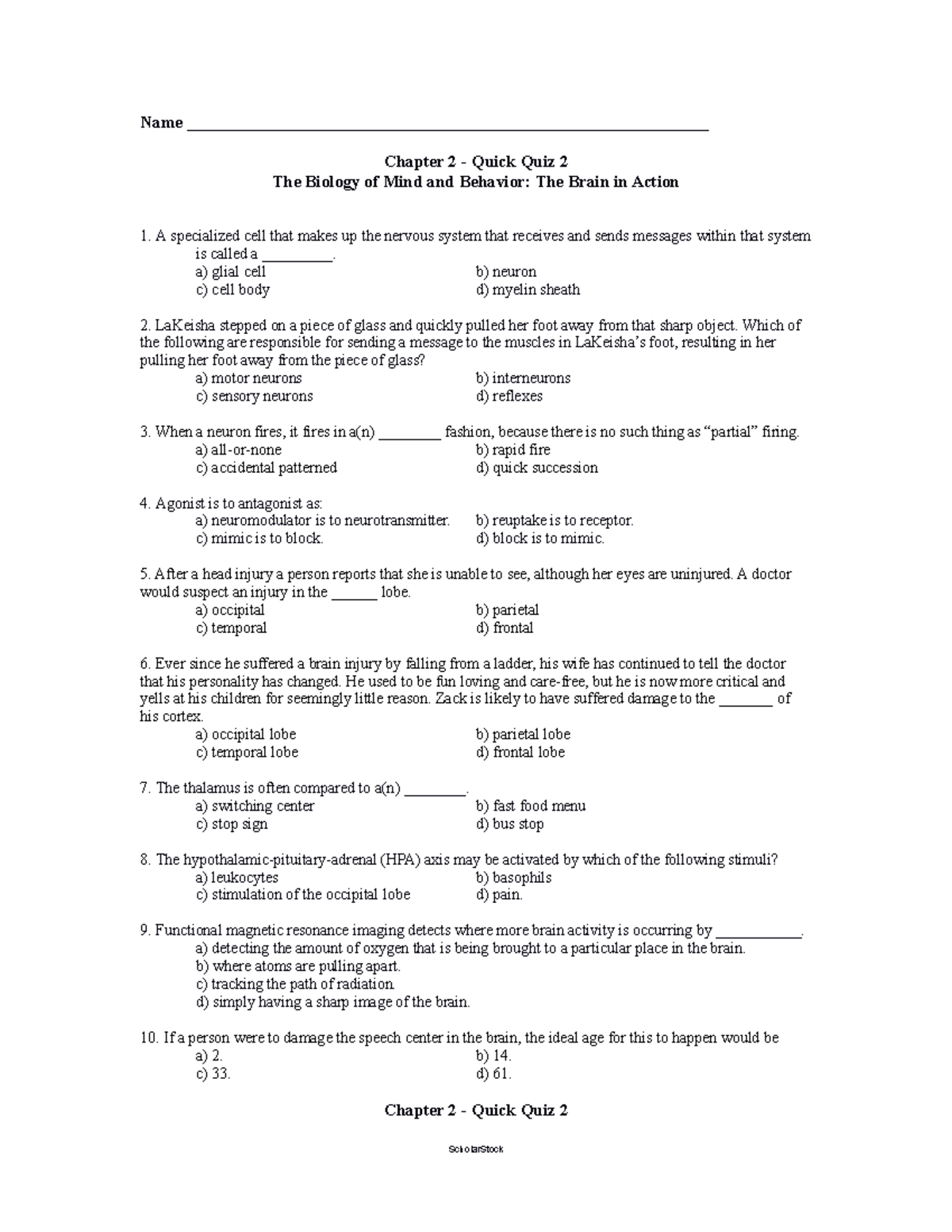 QQCh02 2 - Practice quizzes - Name