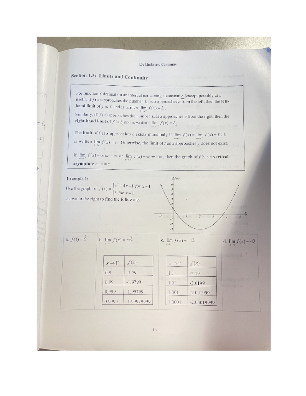 1.3 lecture check - notes discussed in class - MATH1020 - Studocu