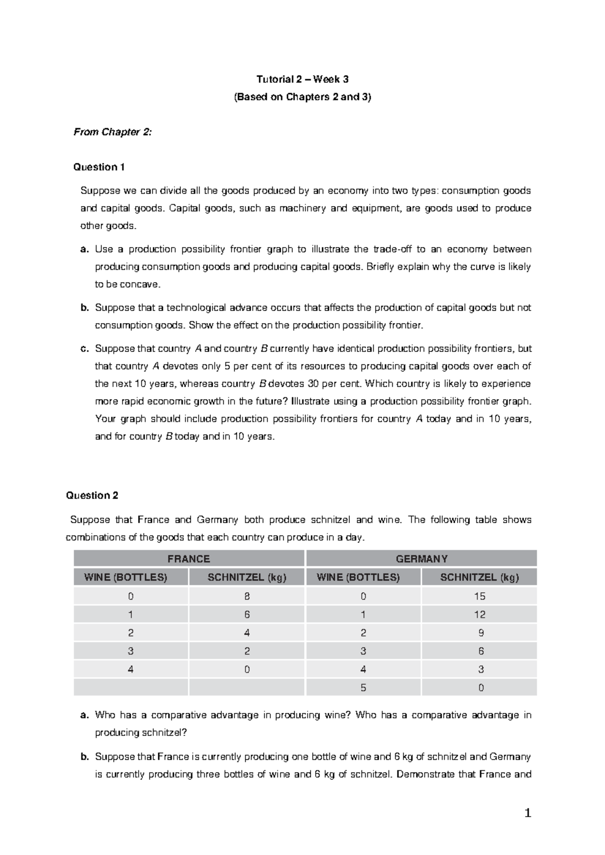 Tutorial 2 Week 3 - statsitcs - 1 Tutorial 2 – Week 3 (Based on Chapters 2 and 3) From Chapter 2 ...