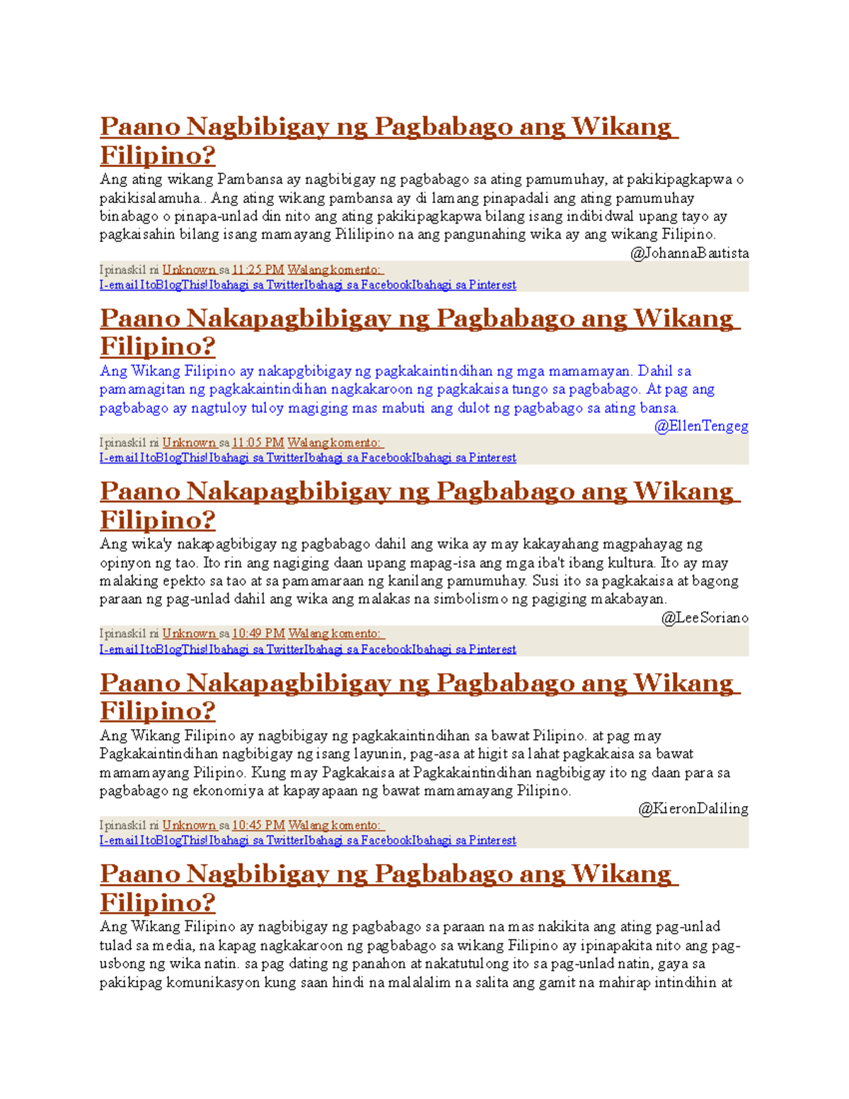 Pag-unlad ng Wika sa Modernisasyon - Paano Nagbibigay ng Pagbabago ang ... Pag-unlad ng Wika sa Modernisasyon - Paano Nagbibigay ng Pagbabago ang ...