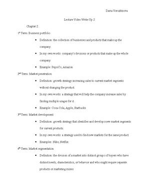 Chapter 1 intro Marketing - Marketing Marketing is the process of ...