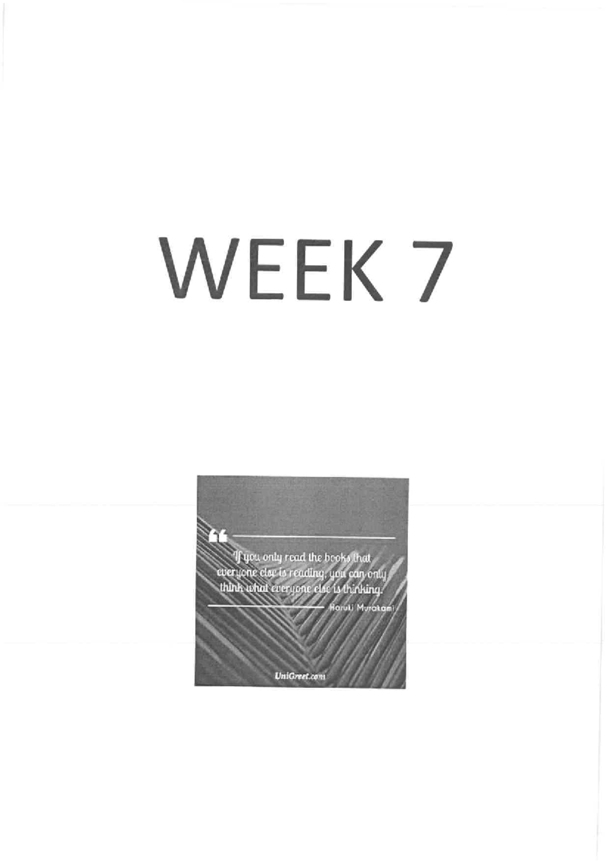 Course Reader Week 7 - GGY 156 - Studocu