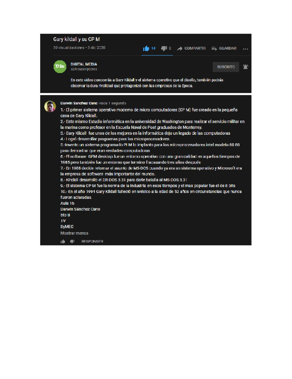 Aula 16 Darwin Sánchez Cano 5to B TV Sy MEC Act 5 - Redes de ...