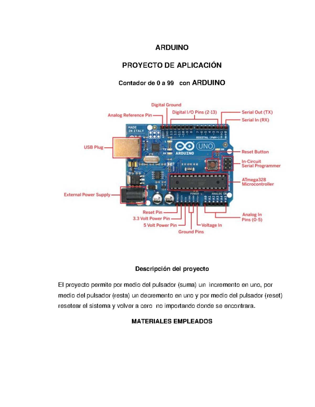 Contador de 0 a 99 con Arduino - ARDUINO PROYECTO DE APLICACIÓN ...