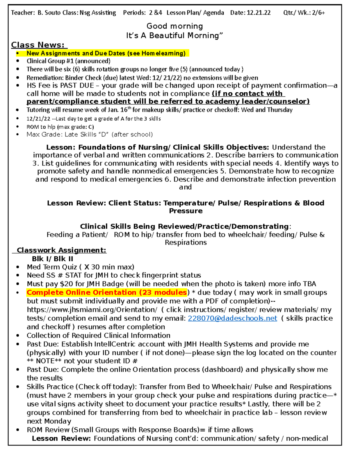 12 - answer questions and or write down the correct information ...