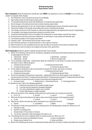 Module 4- Entrep - Developing Business Plan - BSBA DEPARTMENT LEARNING ...