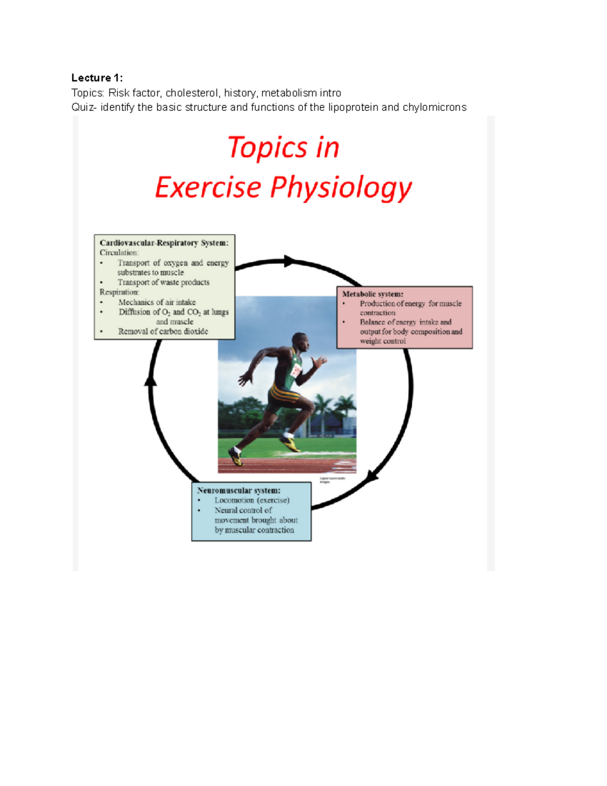 Kine 4010 - York University - Lecture 1: Topics: Risk factor ...