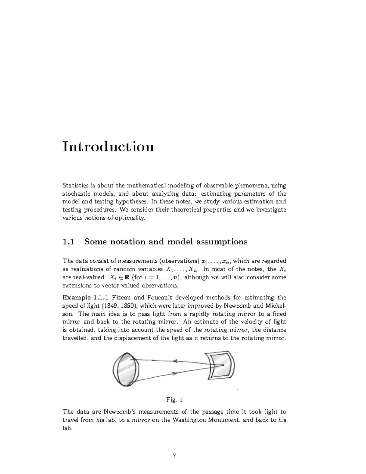 Mathematical Statistics 1 Introduction Statistics Is About The
