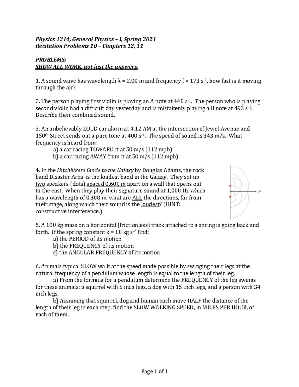 PH1214Spring 2021 Recitation Problems Ch11 - Page 1 of 1 _Physics 1214 ...