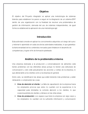Actividad 3. Proyecto Integrador Etapa 1 - Enfoque Sistémico - Studocu