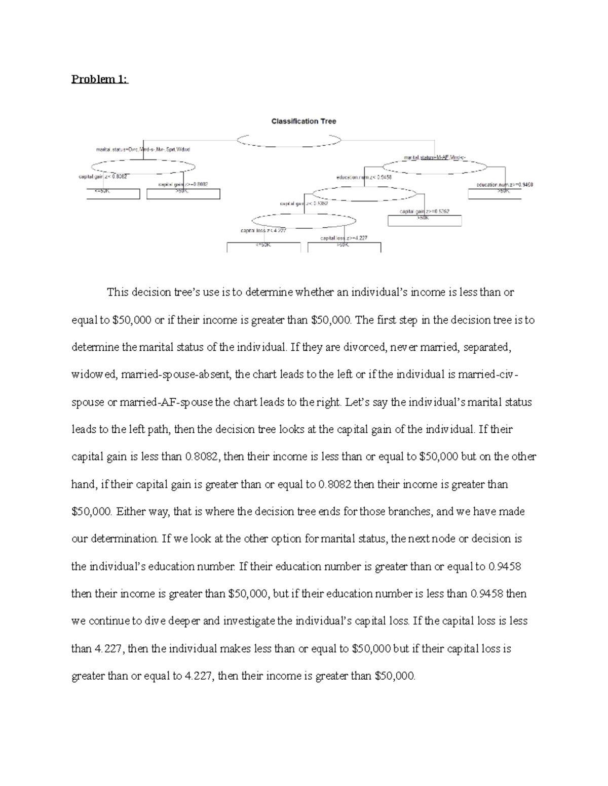 4-2 Problem Set 4 - Introductory Decision Trees - Problem 1: This ...