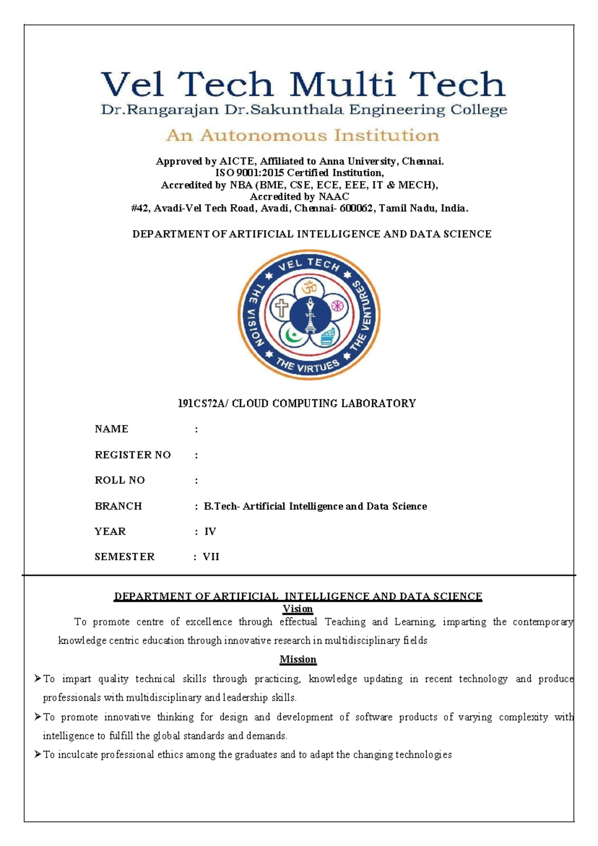 CC LAB Updated - Cloud computing Lab material - Approved by AICTE ...