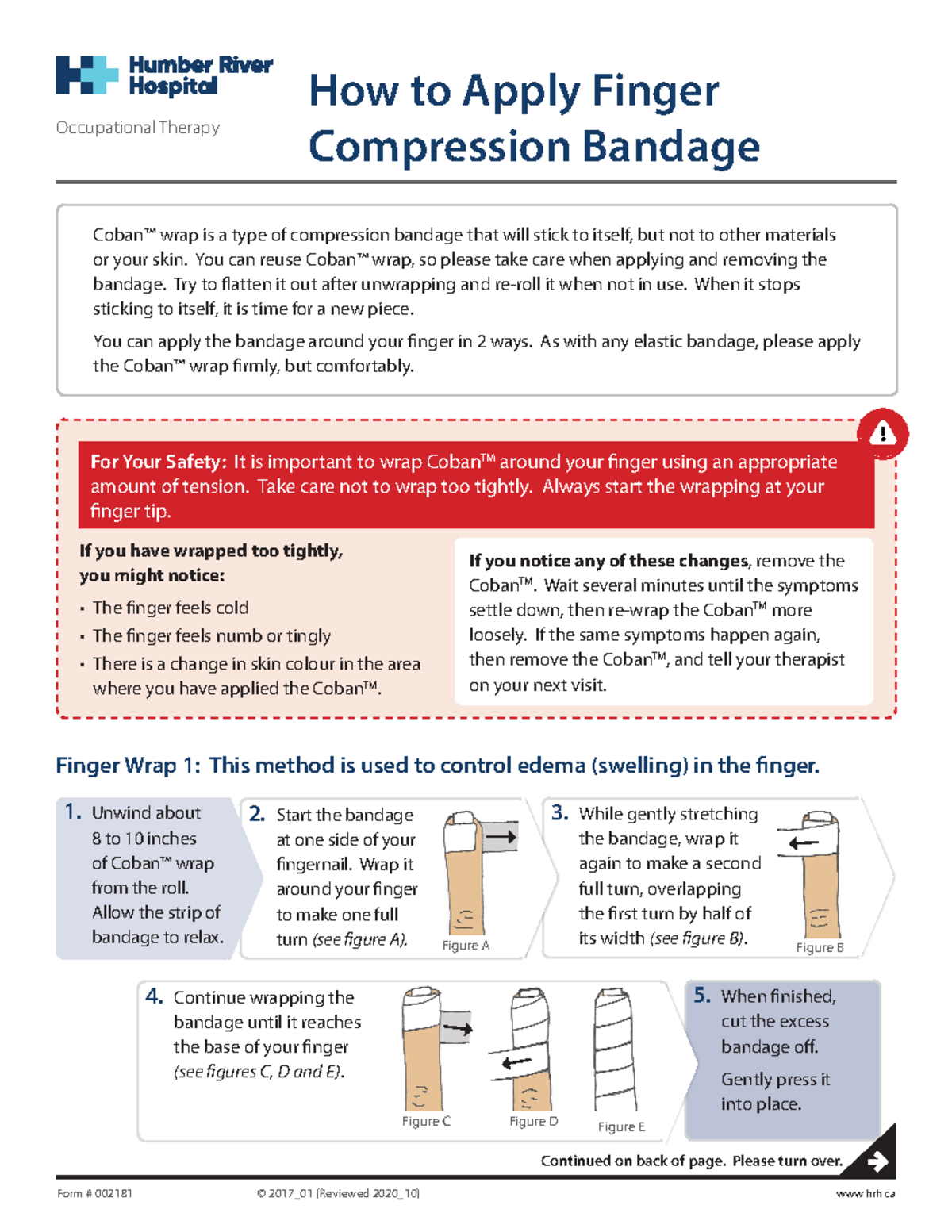002181 fingercompression - hrh Occupational Therapy Finger Wrap 1: This ...