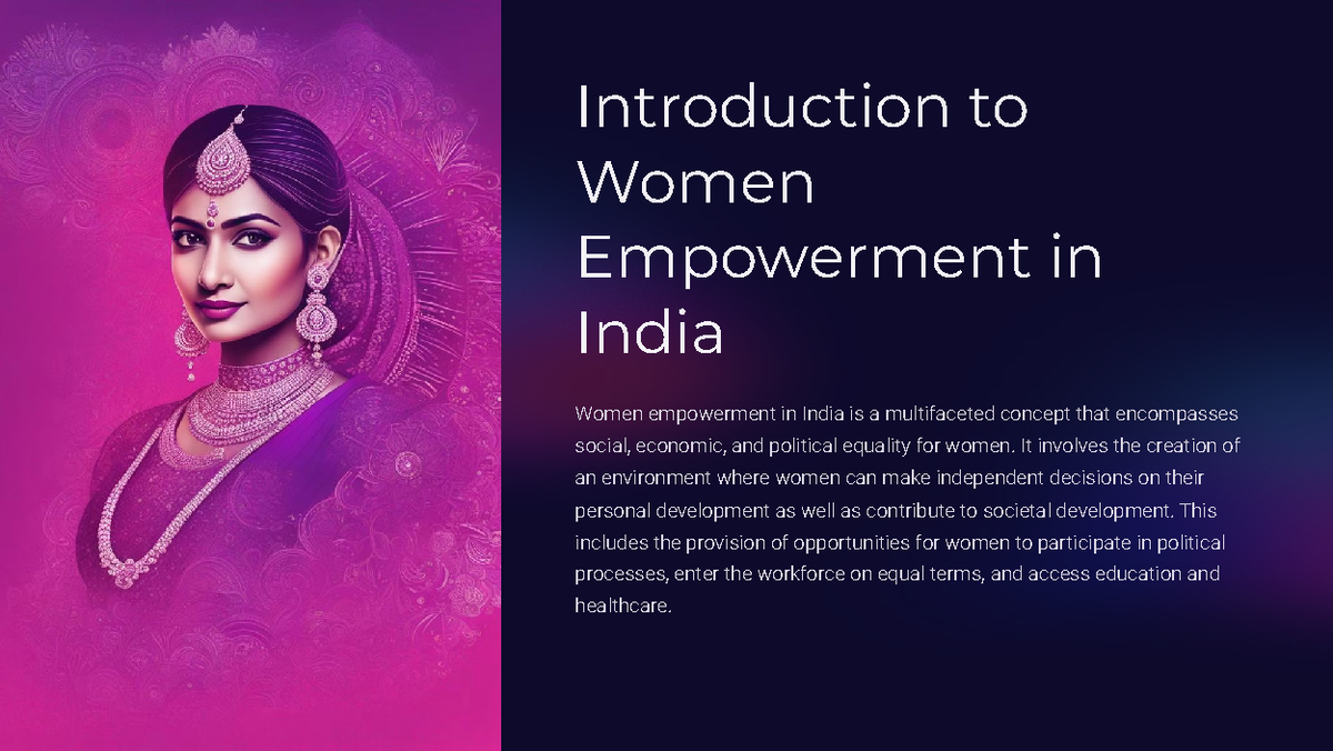 Women Empowerment - Introduction to Women Empowerment in India Women ...