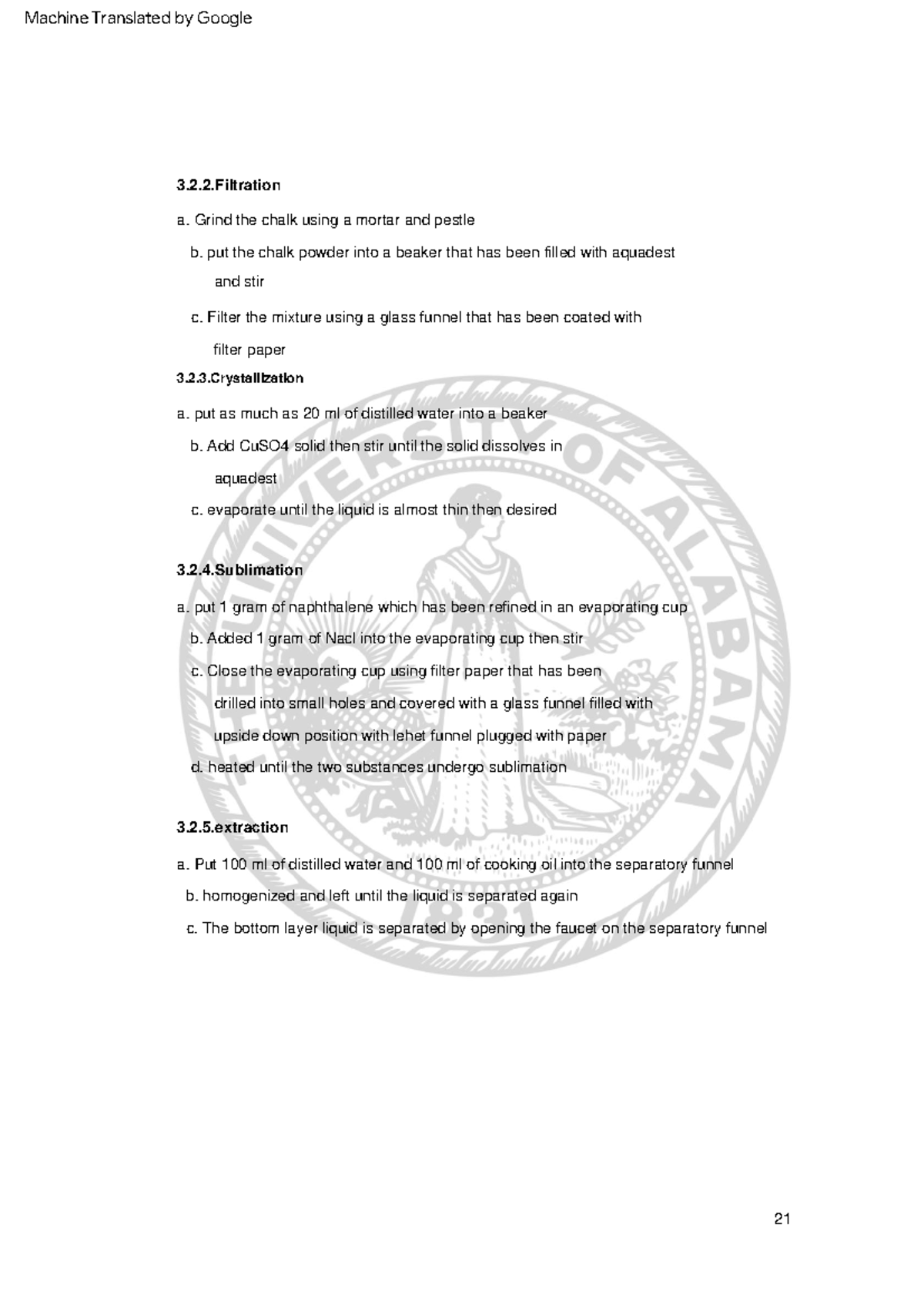 Basic Chemistry White Paper -5 - b. Add CuSO4 solid then stir until the ...