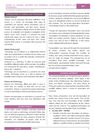 STS - Unit III - Module 3 - Module in SCIENCE, TECHNOLOGY, & SOCIETY ...