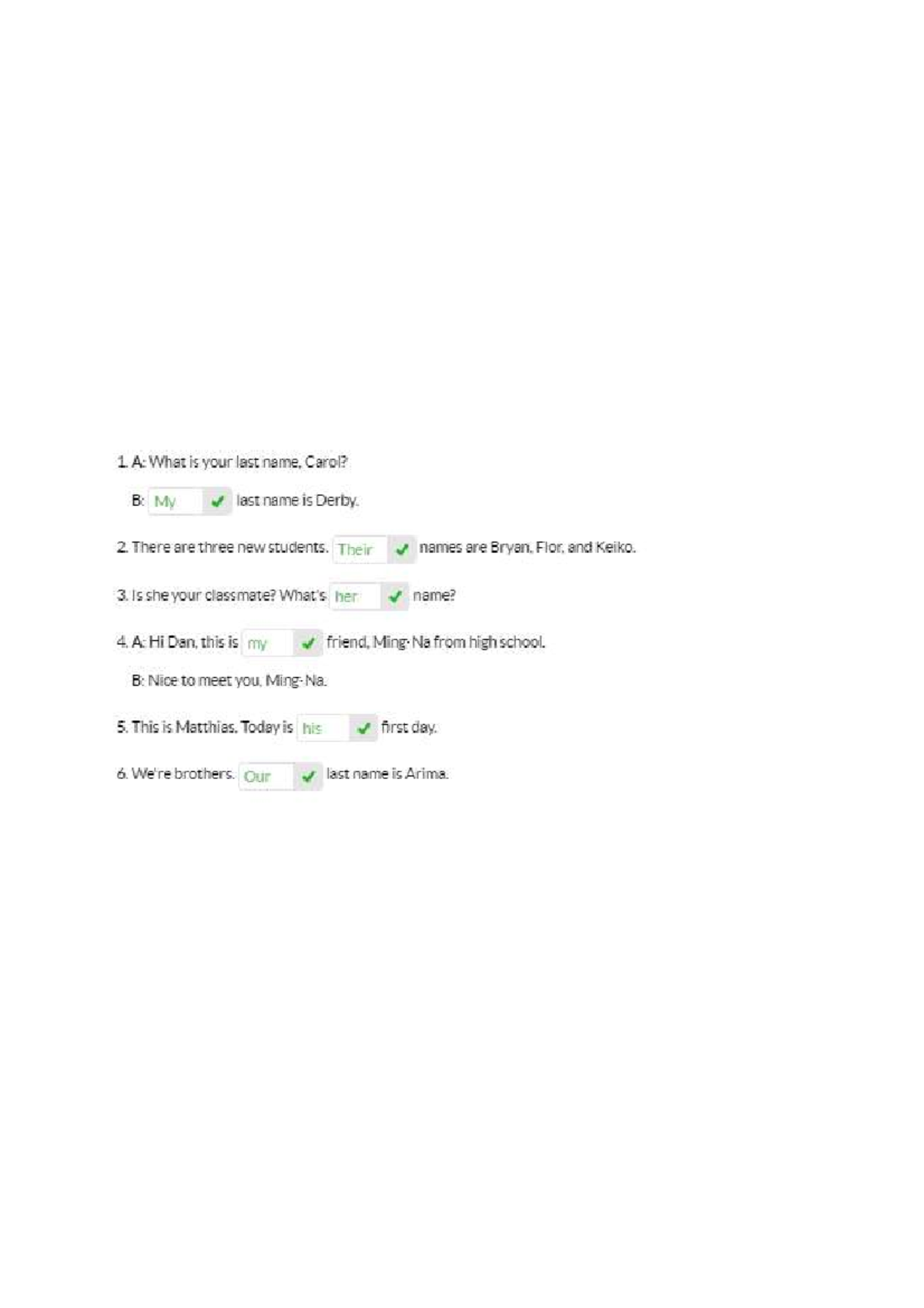 Level Basic / Unit 1 / Unit 1 / Lesson A / Grammar 1 - 2 - Ingles - Studocu