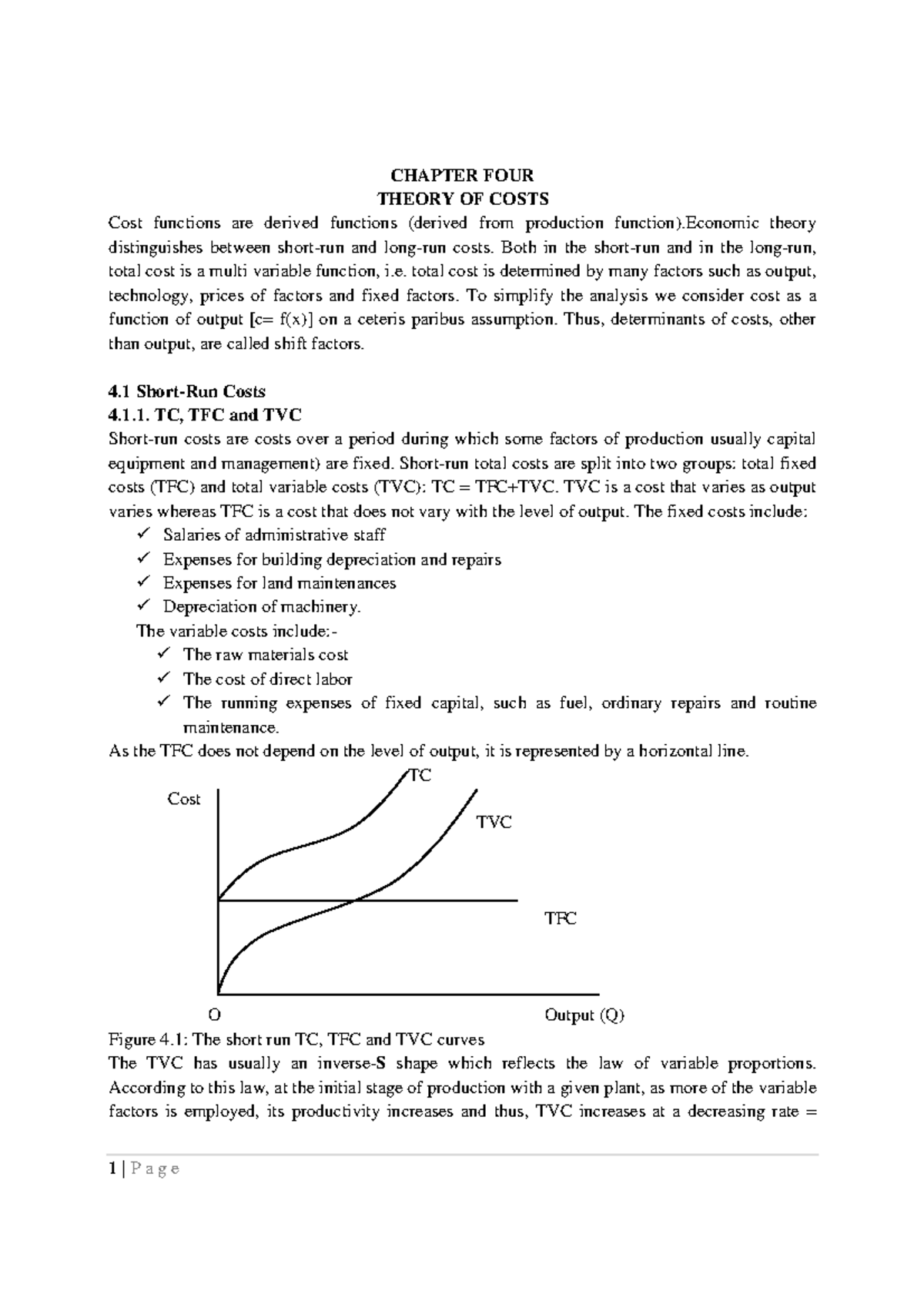 Chapter Threecost-CEP Acct - CHAPTER FOUR THEORY OF COSTS Cost ...