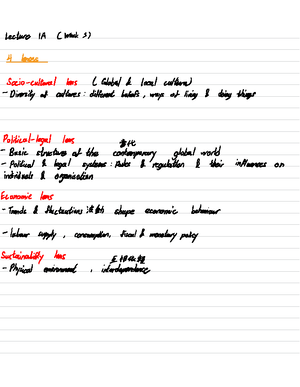 Week 4 Tutorial Handout - WEEK 5 TUTORIAL HANDOUTS I. Activity 1: In Week 4 Pre-learning Module ...