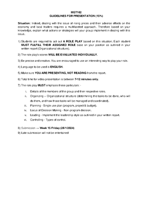 MGT individual assignment - MGT FUNDAMENTALS OF MANAGEMENT INDIVIDUAL ...