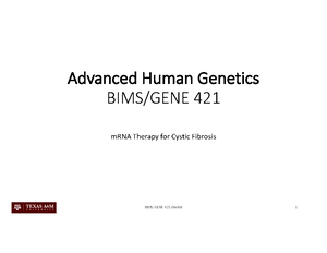 5 SMA - SMA lecture - Advanced Human Genetics BIMS/GENE 421 ASO Therapy ...