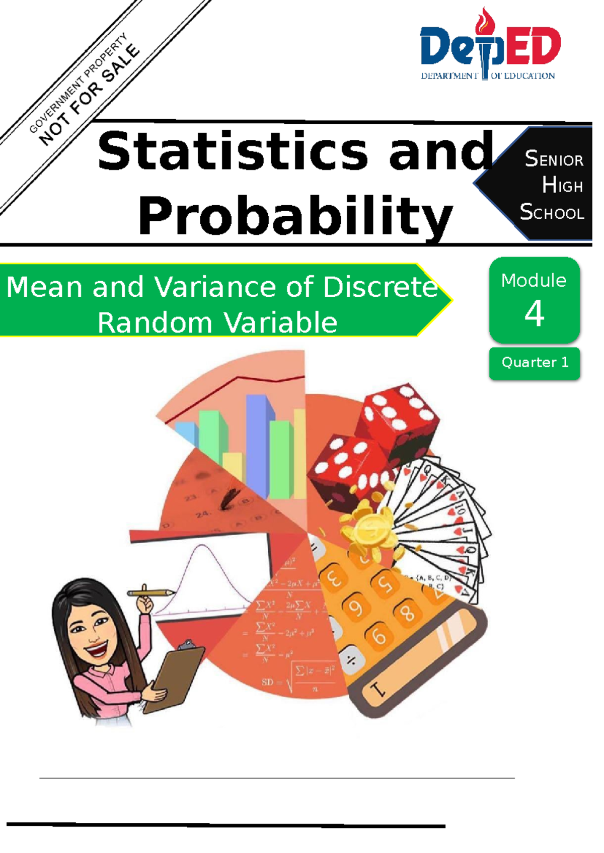 Stat and Prob Q1 M4 - Stat Module - SENIOR HIGH SCHOOL Statistics and Probability Quarter 1 ...