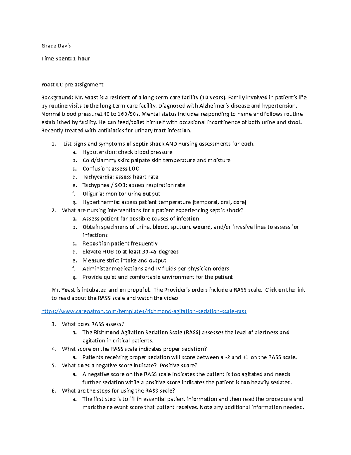 CC pre assignment Yoast - Grace Davis Time Spent: 1 hour Yoast CC pre ...