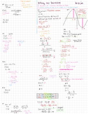 Cal.1 2 - Calculus homework - Related Rates f(x) = x turninme e #Eatx ...