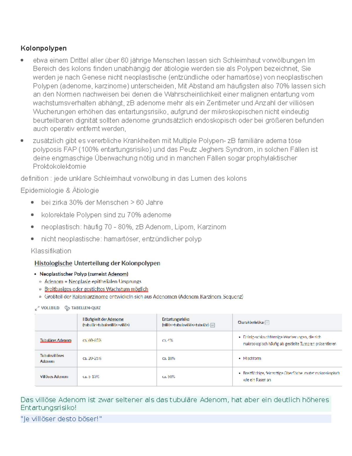 записки Kolonpolype 1 - Die wichtigsten Stichpunkte zu diesem Thema ...