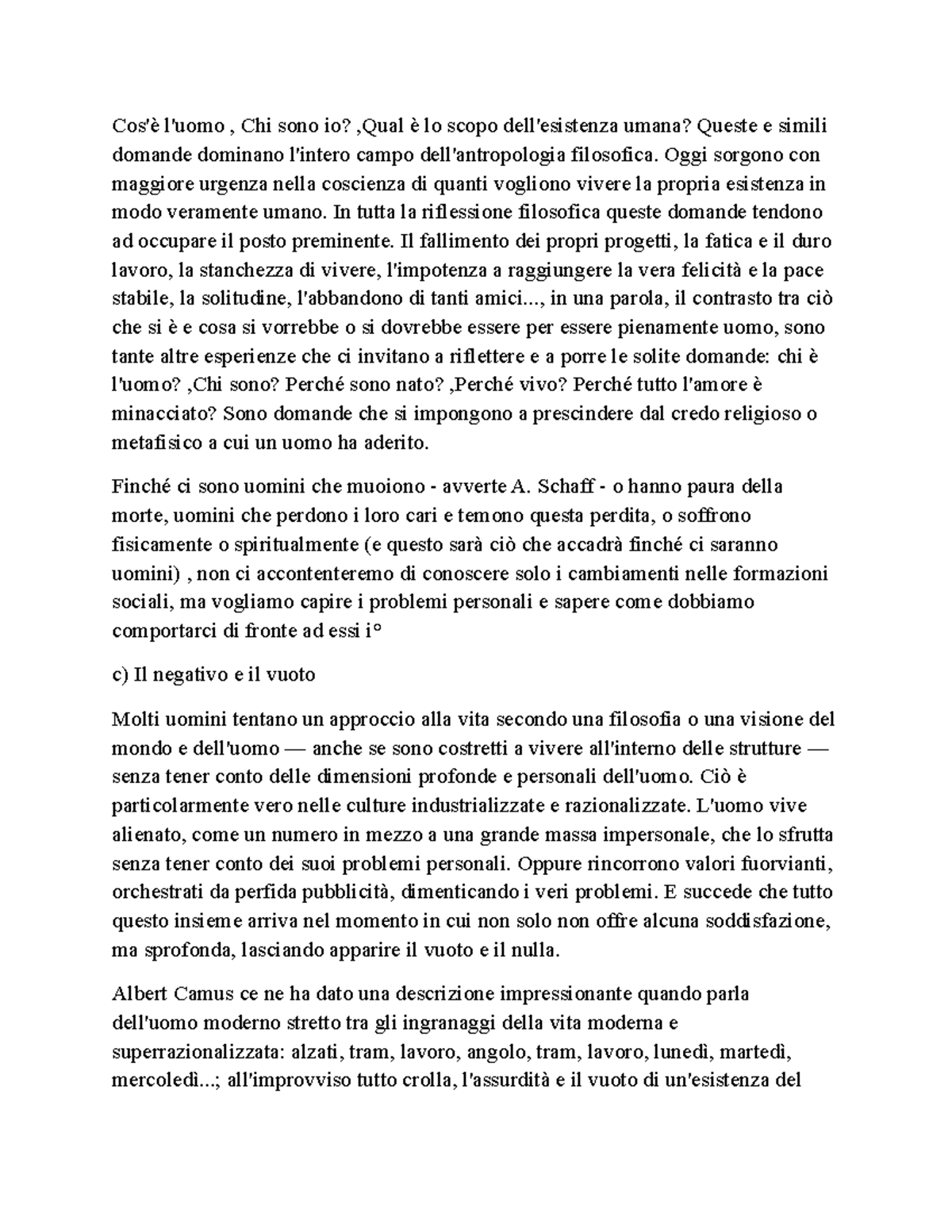 Cos'è l'uomo Chi sono io - Cos'è l'uomo , Chi sono io? ,Qual è lo scopo ...