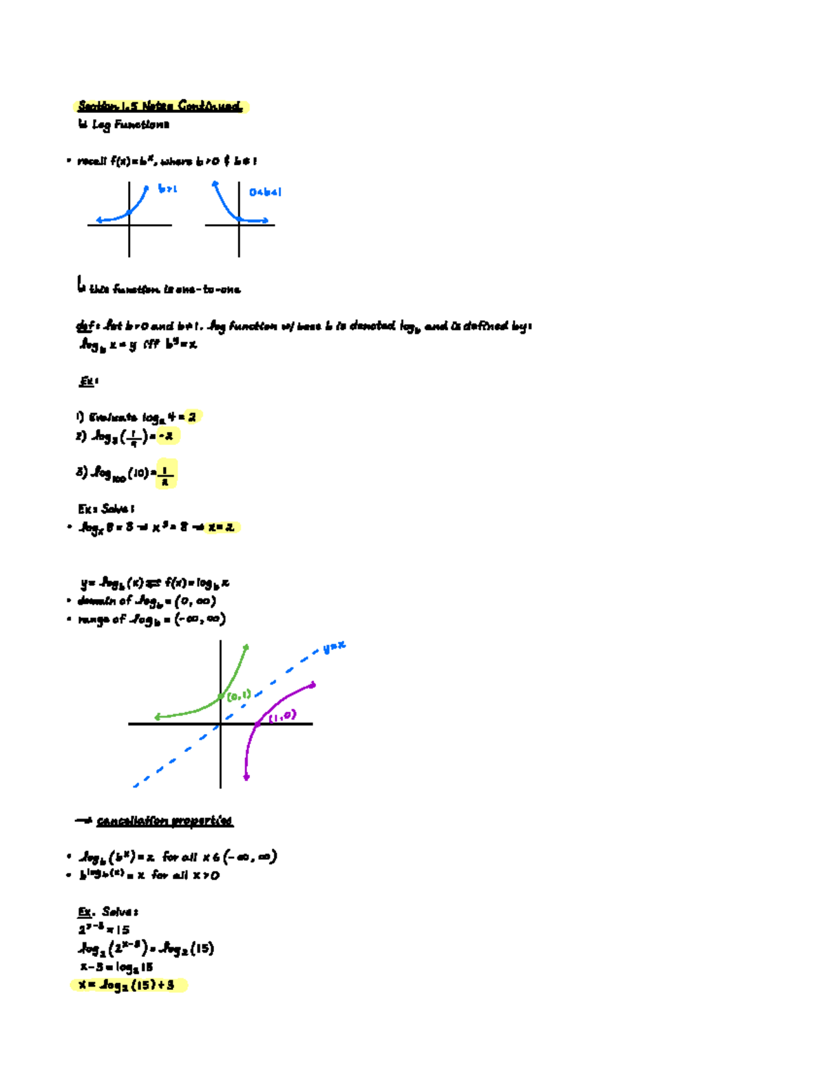 Week 3 Lecture Notes - log functions, recursive sequences, Fibonacci ...