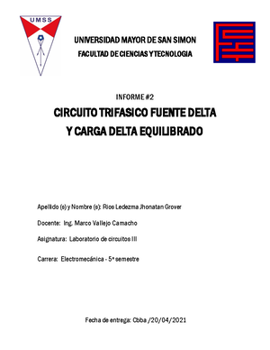 Informe N4 Circuitos I - Circuitos electronicos 1 - Studocu