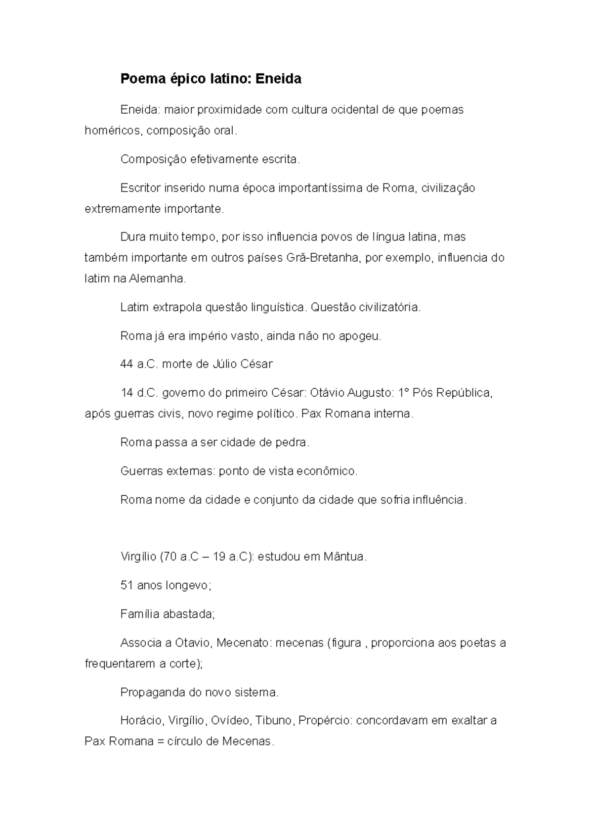 Poema épico latino Eneida - Poema épico latino: Eneida Eneida: maior ...