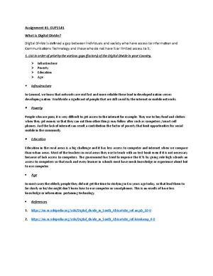 Eup1501 Portfolio - EUP1501 PORTFOLIO. NAME & SURNAME: NANA BUDA ...