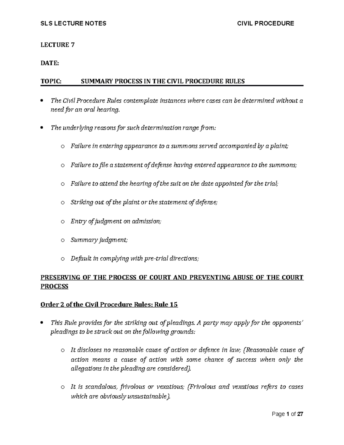 8. Summary Process in the Civil Procedure Rules (AK Reviewed)(1113007 ...