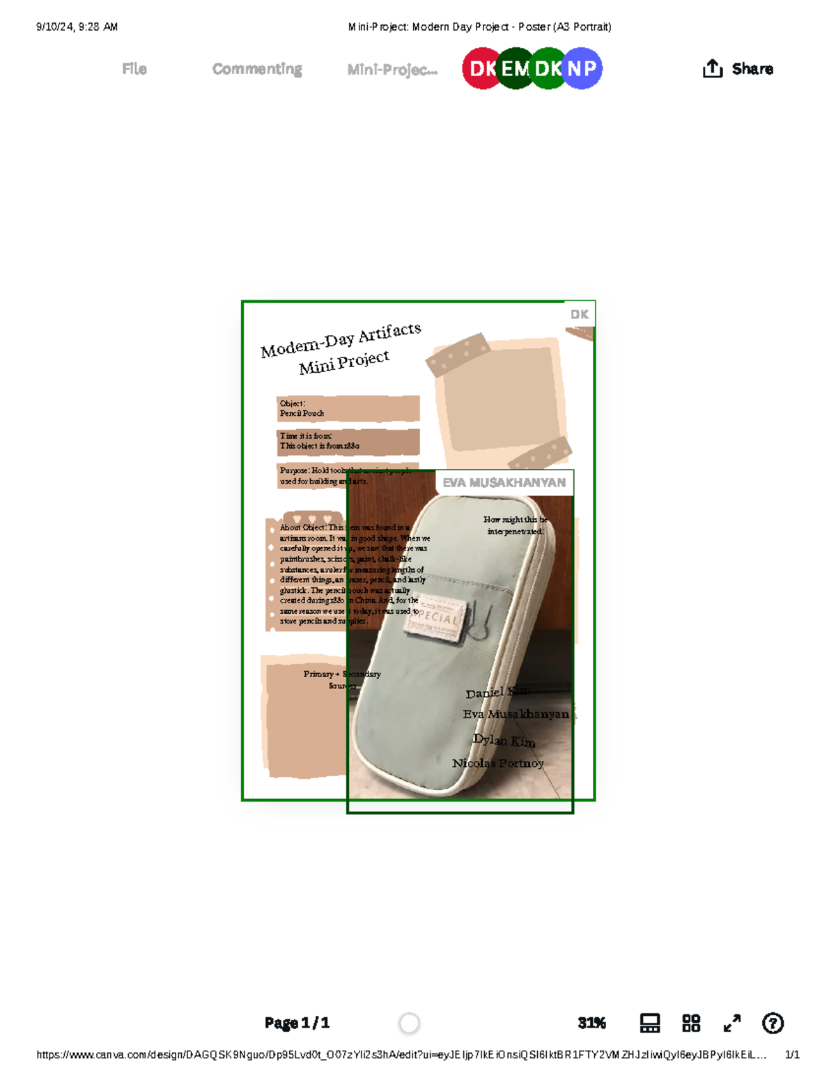 Mini-Project Modern Day Project - Poster (A3 Portrait) - 9/10/24, 9:28 ...