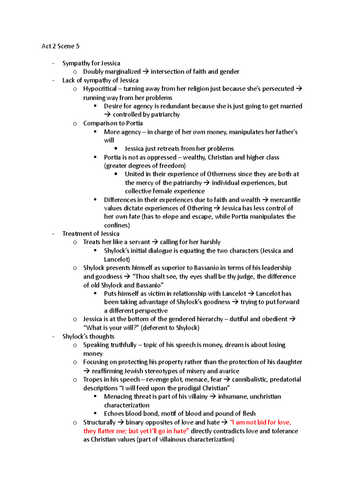 Act 2 Scene 5 - Act 2 Scene 5 Sympathy for Jessica o Doubly ...