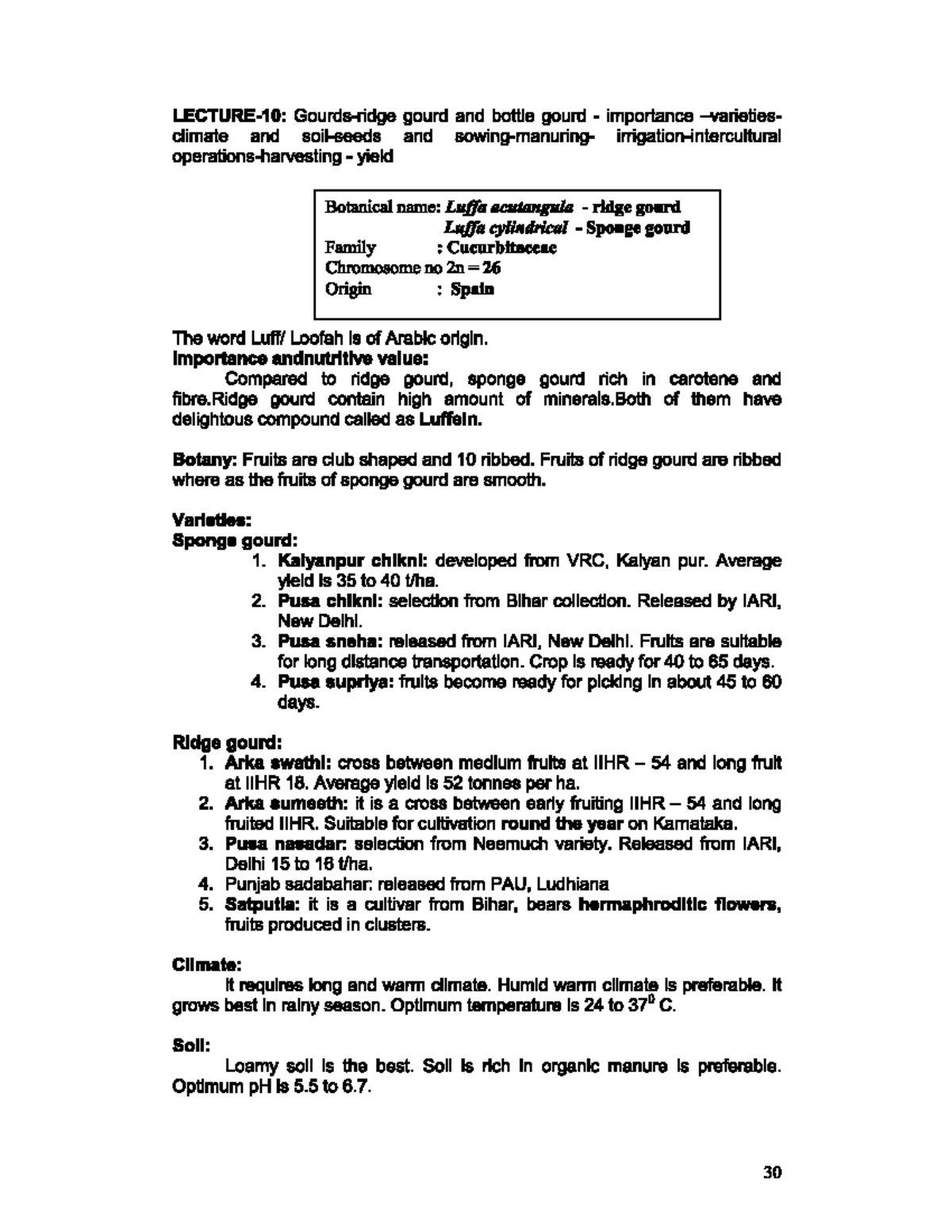 Horti lecture note 10 - horticulture - Studocu