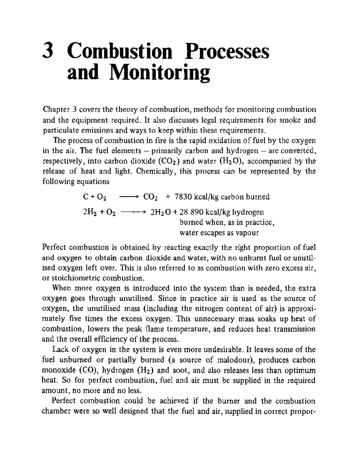 Combustion Process AND Monitoring - Safety Engineering - Studocu