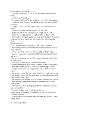 Bio notes on evolution - All living things share a common ancestor. We ...