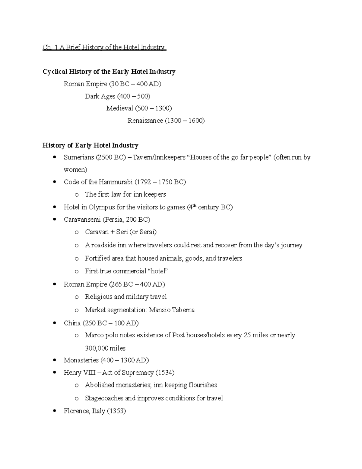 Ch. 1 - John PalabiyikTexas Tech University - Ch. 1 A Brief History of ...