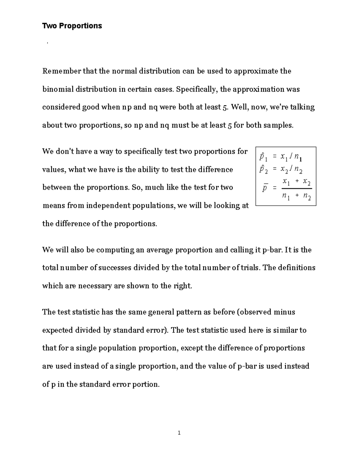 2021 Statistical Sciences Two Proportions Two Proportions Remember 2021-statistical-sciences-two-proportions-two-proportions-remember