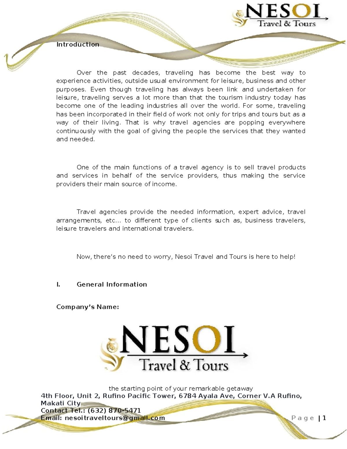 Nesoi Final Paper - Introduction Over the past decades, traveling has ...