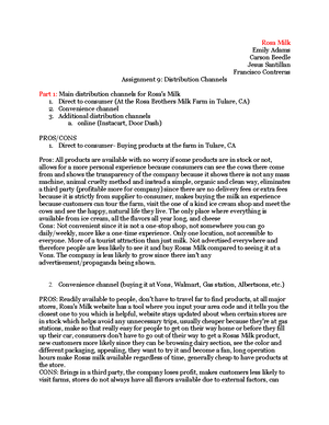 301- Assignment 7 - Examples for coursework throughout the quarter, to ...