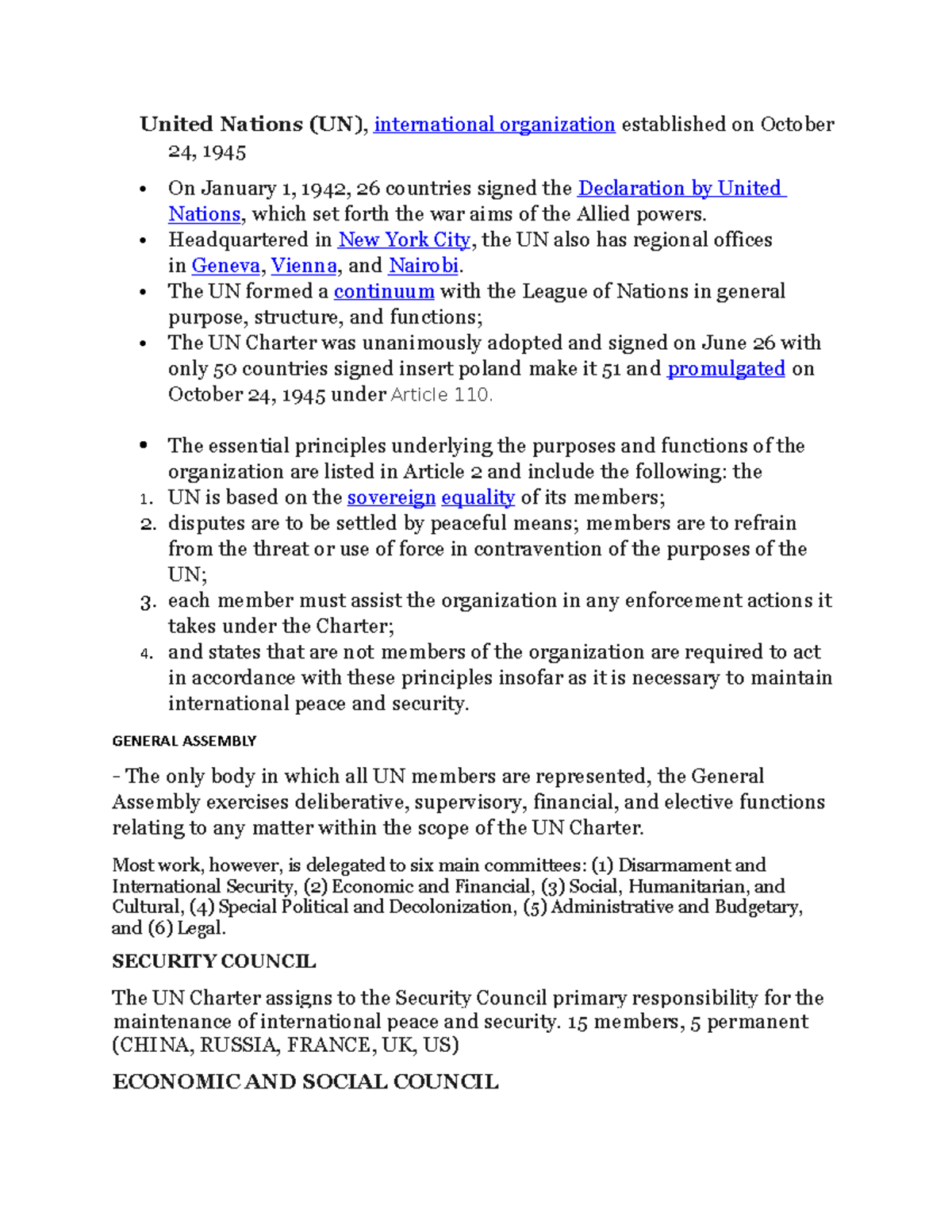 Reviewer - Review - United Nations (UN), international organization ...