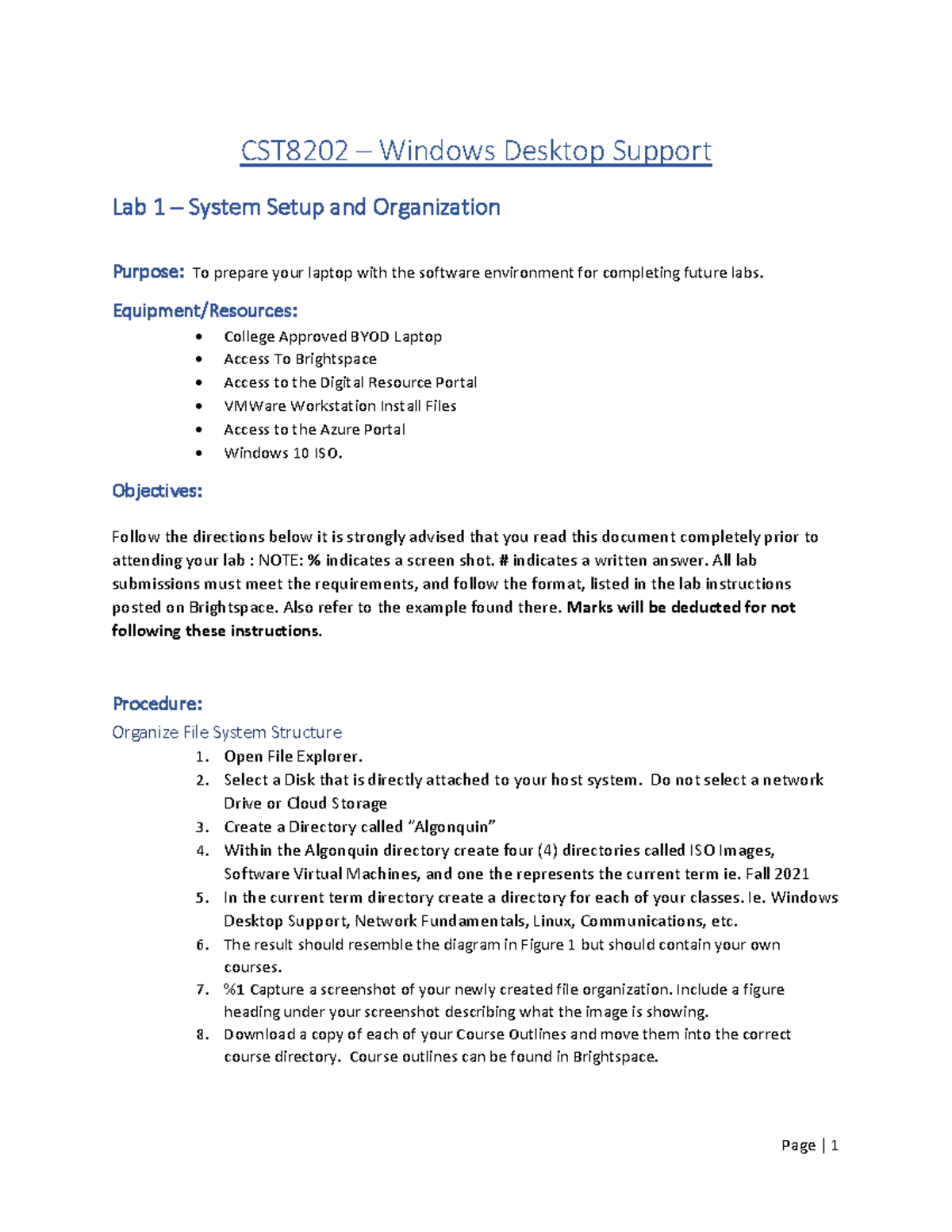 Lab1-CST8202-WDS - Manage processes with top as a process management ...
