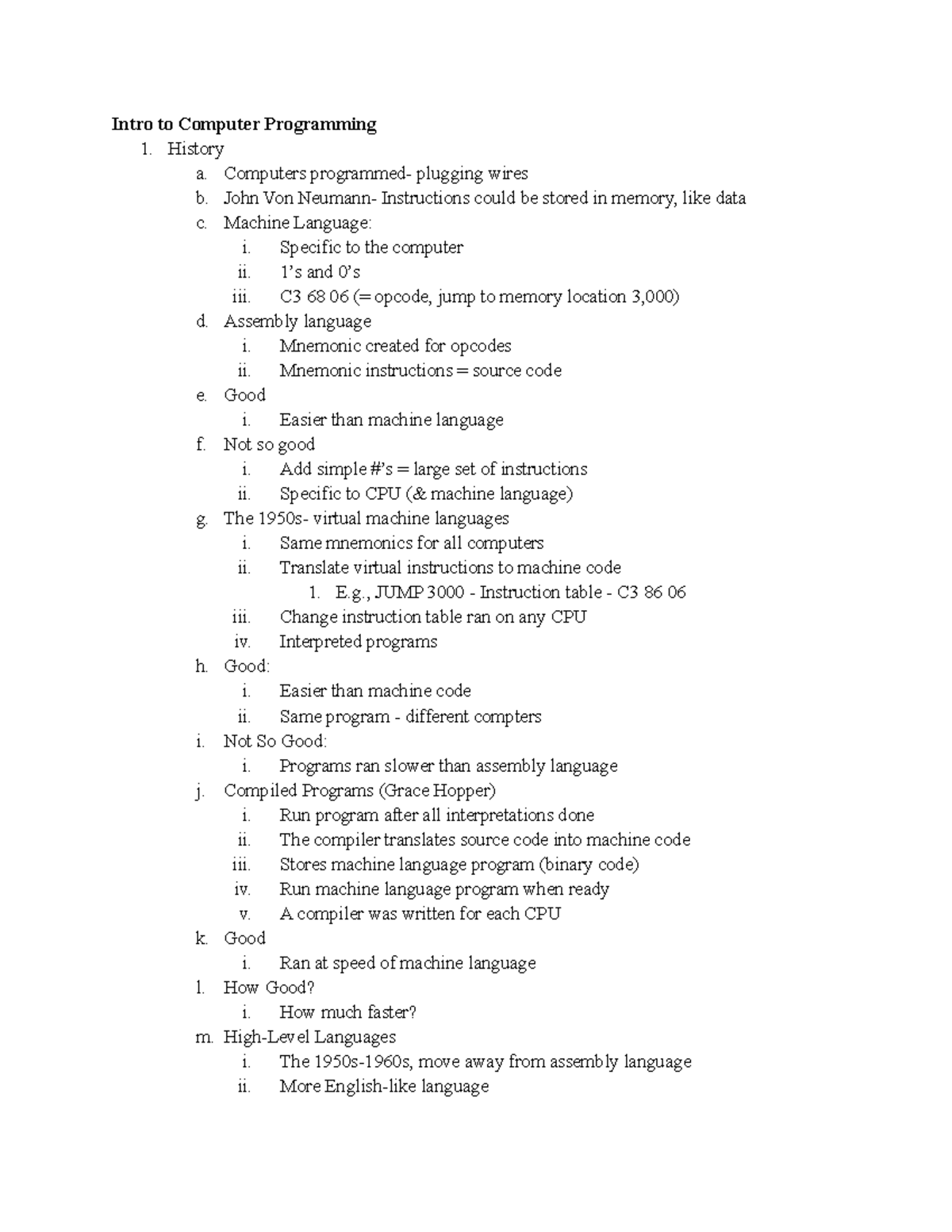 GHY 4816 Midterm Quiz 1 Study Guide pt. 2 - Intro to Computer ...