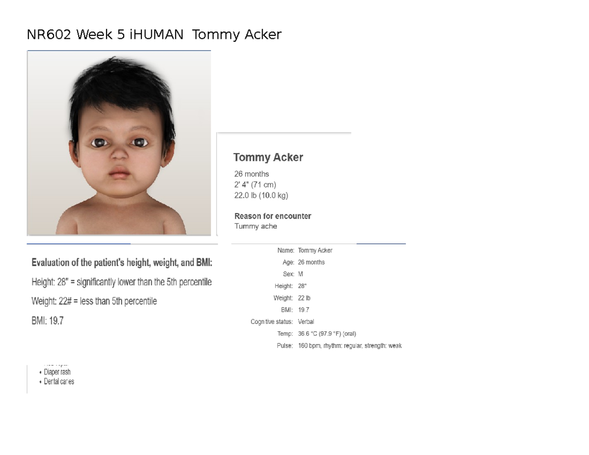 NR602 Week 5 i Human Tommy Acker Case-GI-Child Abuse - NR602 Week 5 ...