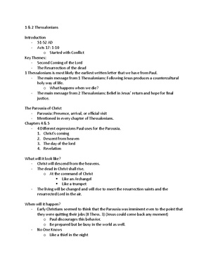 Philippians Notes - Introduction - Philippi was the location of the ...
